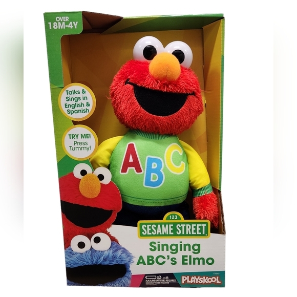 Sesame Street | Toys | Sesame Street Singing Abcs Elmo Playskool Ages 8 ...